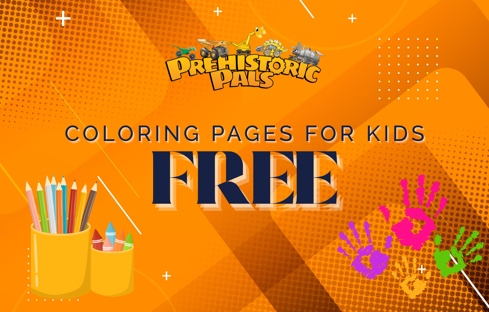 Free Coloring Pages For Kids: Prehistoric Pals – Prehistoricpalstoys